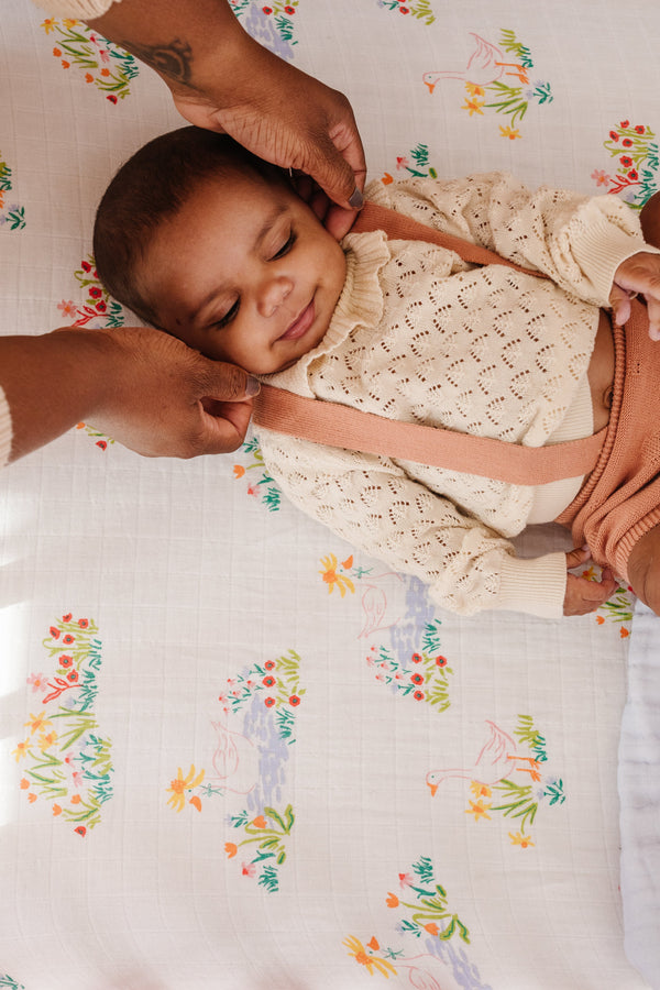 Garden Goose Crib Sheet – Nature's Crib