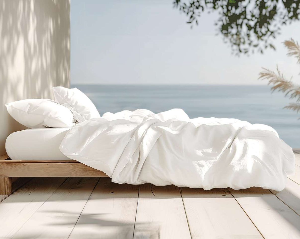 Sleep & Beyond Organic Cotton Percale Sheet Set – Nature's Crib